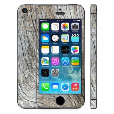 Wood designs Vinyl Sticker for Apple iPhone 5, 5S, Scratch Protection ...