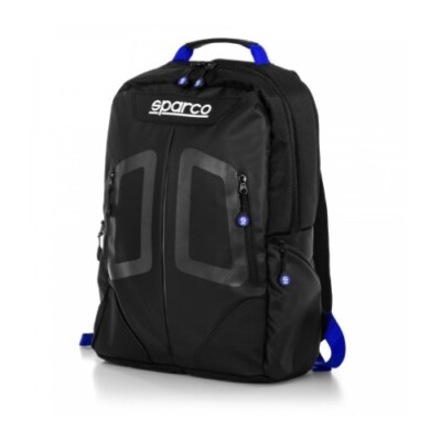 Sparco Stage Backpack Black / Blue 16 LT Capacity 016440NRAZ | eBay