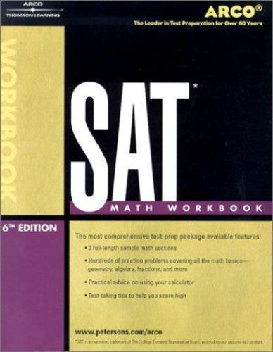 SAT Math Workbook : Intensive Training for Goal Busting Scores by Arco ...