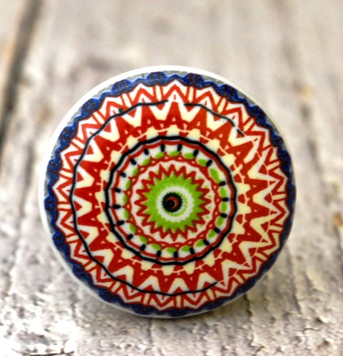 Multicolor Ceramic Knobs Kitchen Cabinet Drawer Cupboard pulls- Set of 10 | eBay Australia