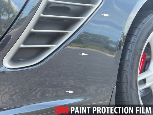 PORSCHE 987 CAYMAN BOXSTER (S) STONE GUARD SET (L/R) - 3M PAINT ...