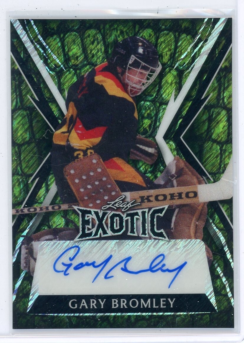 2024 LEAF METAL HOCKEY EXOTIC AUTOGRAPH #1/3 BUFFALO SABRES Gary ...