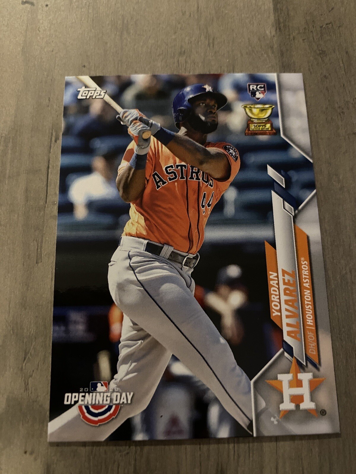 2020 Topps Opening Day Yordan Alvarez RC Rookie Card #63 Houston Astros ...