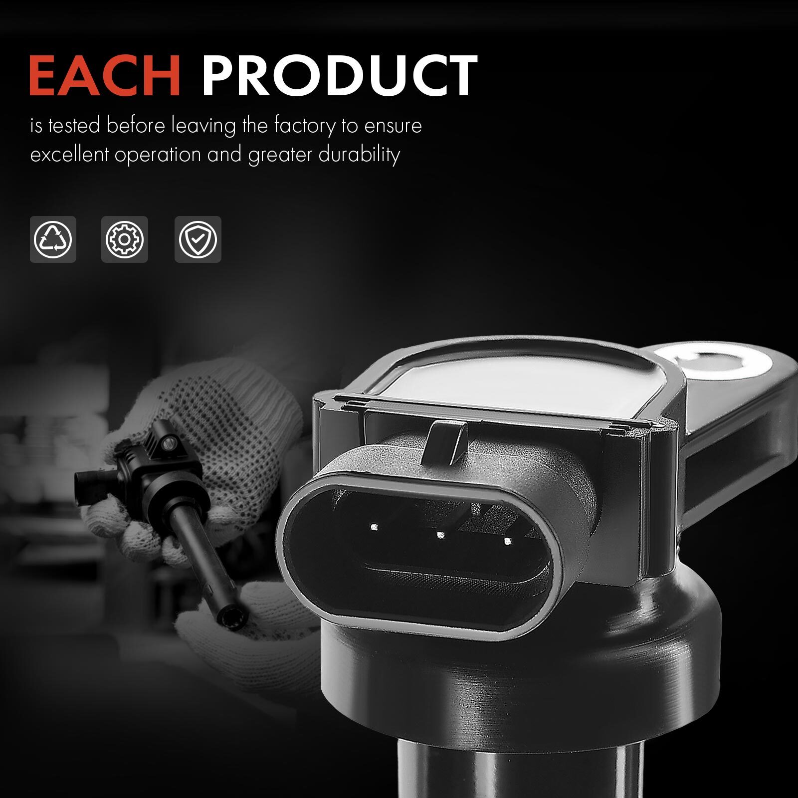 Ignition Coil for Hyundai Santa Fe 2007-2009 Kia Optima 2006 V6 2.7L ...