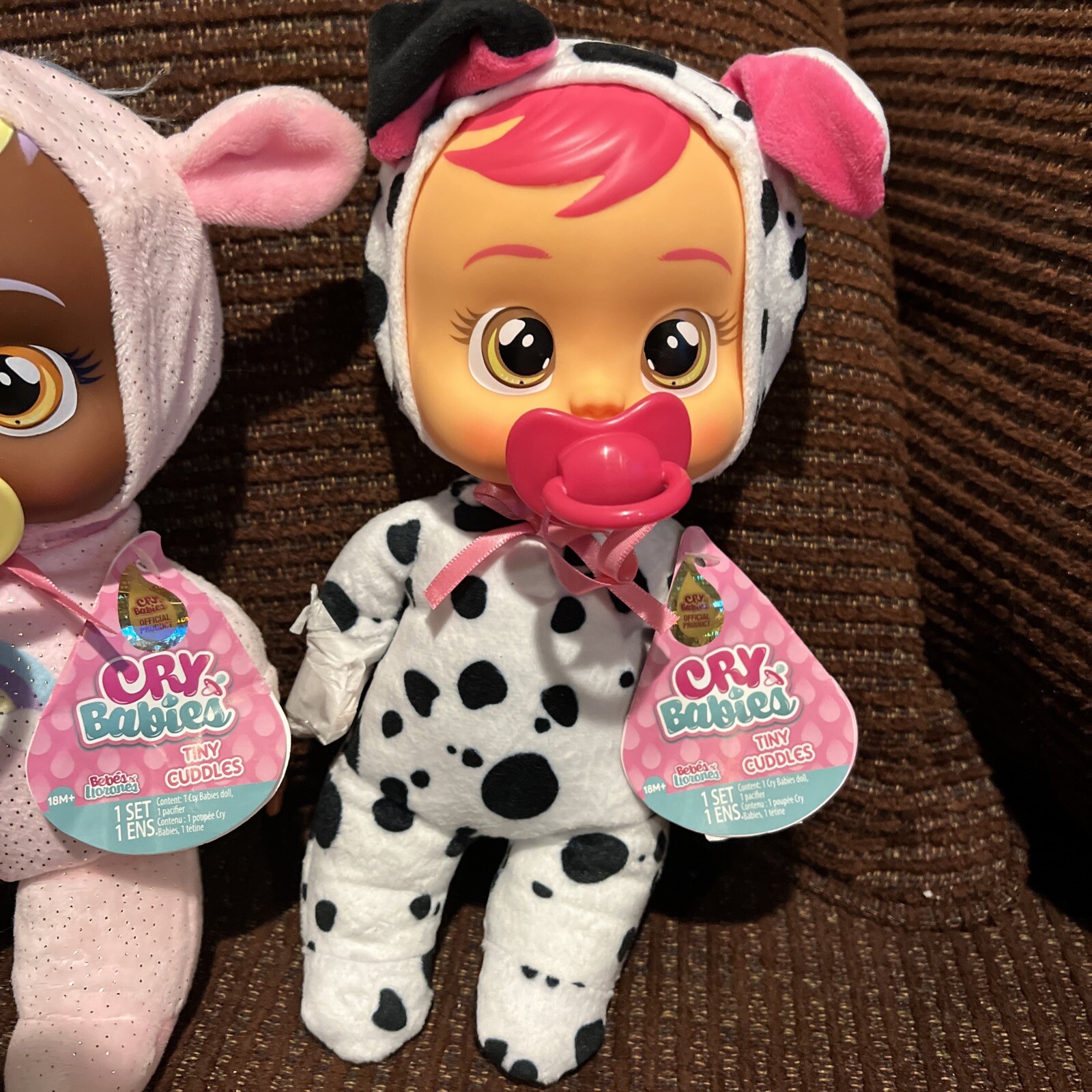 CRY BABIES Tiny Cuddles 9” Dolls Lot of 3, Dotty, Jassy & Tina, New | eBay