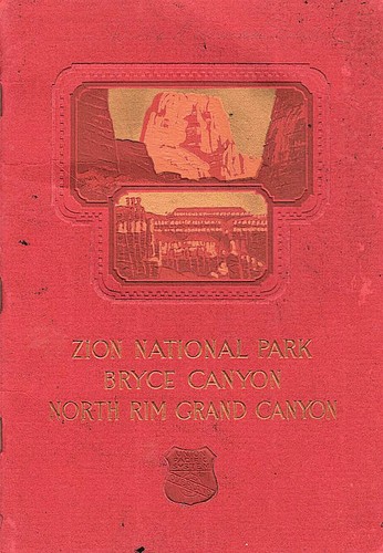 1926 Union Pacific RR Zion National Park Bryce & North Rim Grand ...