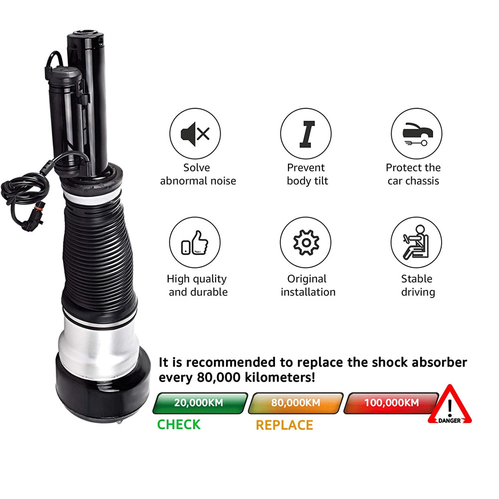 2XFront Air Suspension Shock Strut For Mercedes W221 S550 2213209313 ...