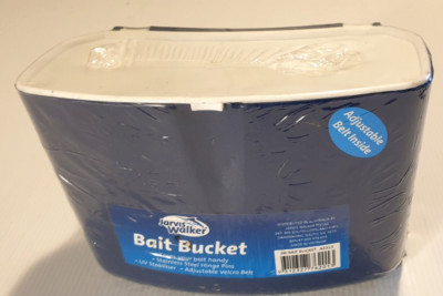 JARVIS WALKER Bait Bucket With Adjustable Belt OFFICIAL Fishing ...