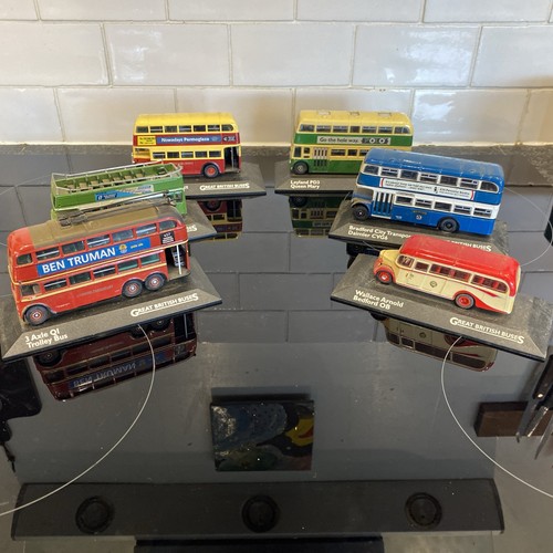 Great British Buses Diecast 1:76 Scale Job Lot Model Vehicles X6 #B236 ...