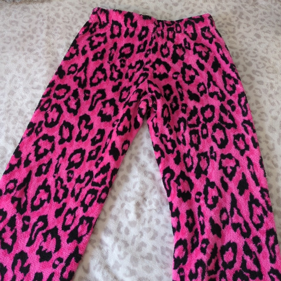 Junior Womens Hotkiss S Bright Neon Hot Pink Leopard Cheetah Print Soft ...
