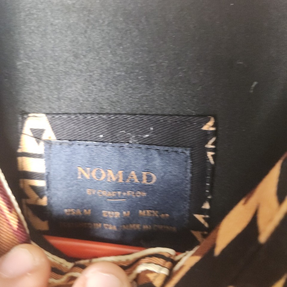 Nomad Craft Flow Tobacco Black Aztec Western Button Up Men Large Heavyweight(M) | eBay