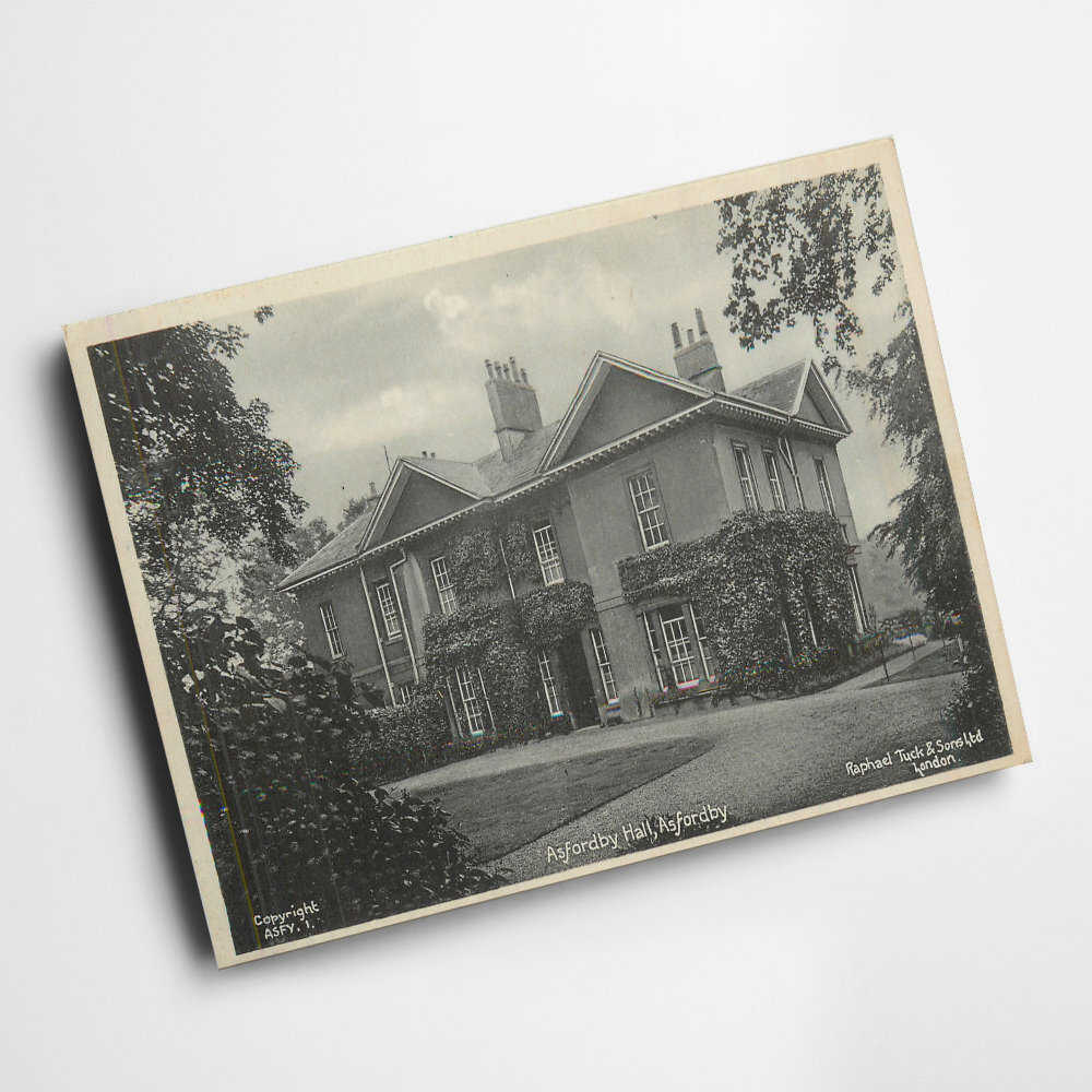 A3 PRINT - Vintage Leicestershire - Asfordby Hall, Asfordby | eBay ...