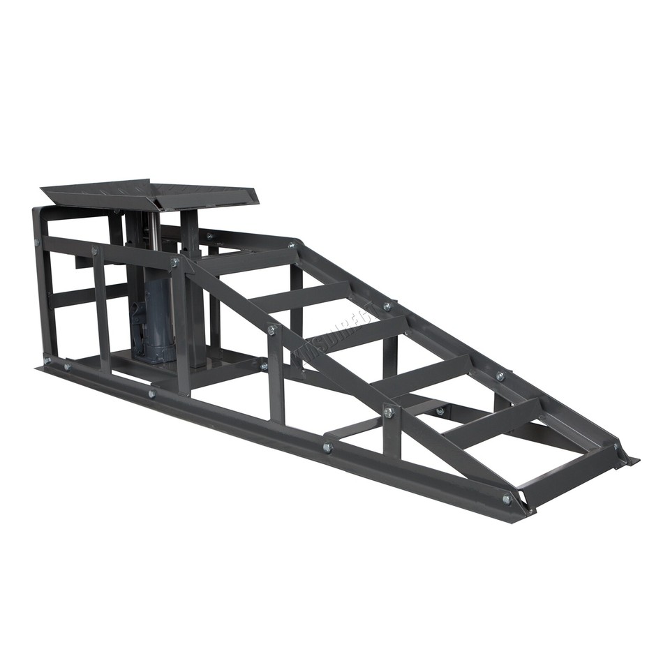 Switzer Car Ramp Lift With 2 Ton Jack Metal Vehicle Hydraulic 1Pair ...