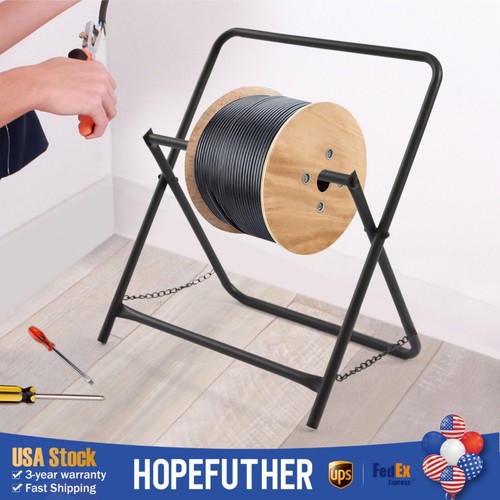 Cable Reel Caddy Cable Holder Stand Wire Foldable Wires Pulling ...