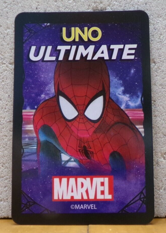 UNO ULTIMATE SPIDER-MAN SERIES TRADING PLAYING CARD GREEN REVERSE | eBay