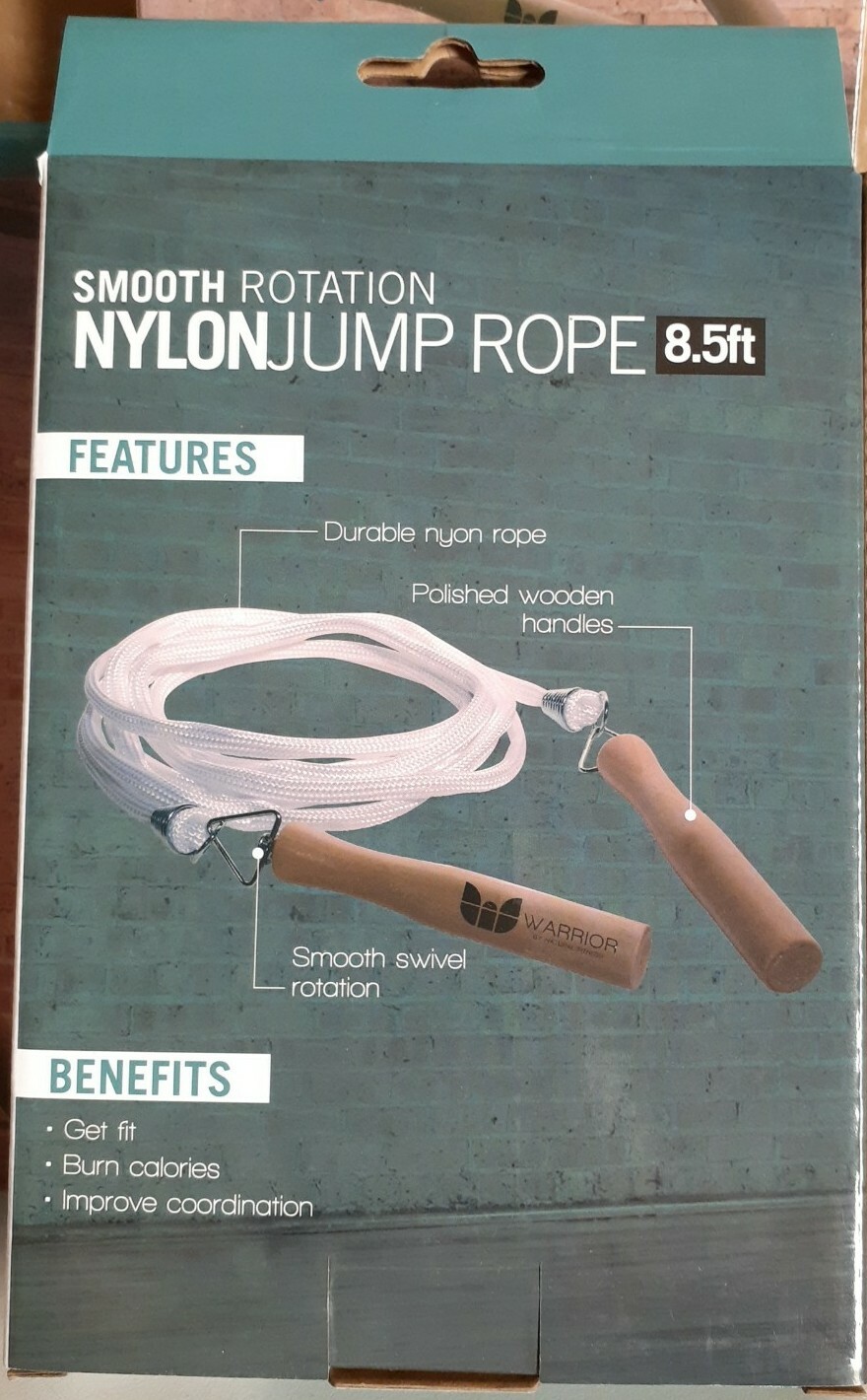 2 Warrior Nylon Jump Rope by Natural Fitness 8.5 FT KW 1342 for sale ...