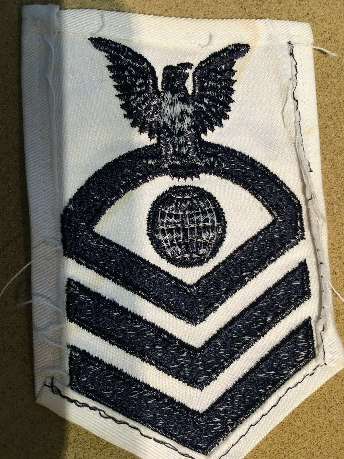 Vintage USN Electricians Mate Chief Petty Officer Chevron in Summer ...