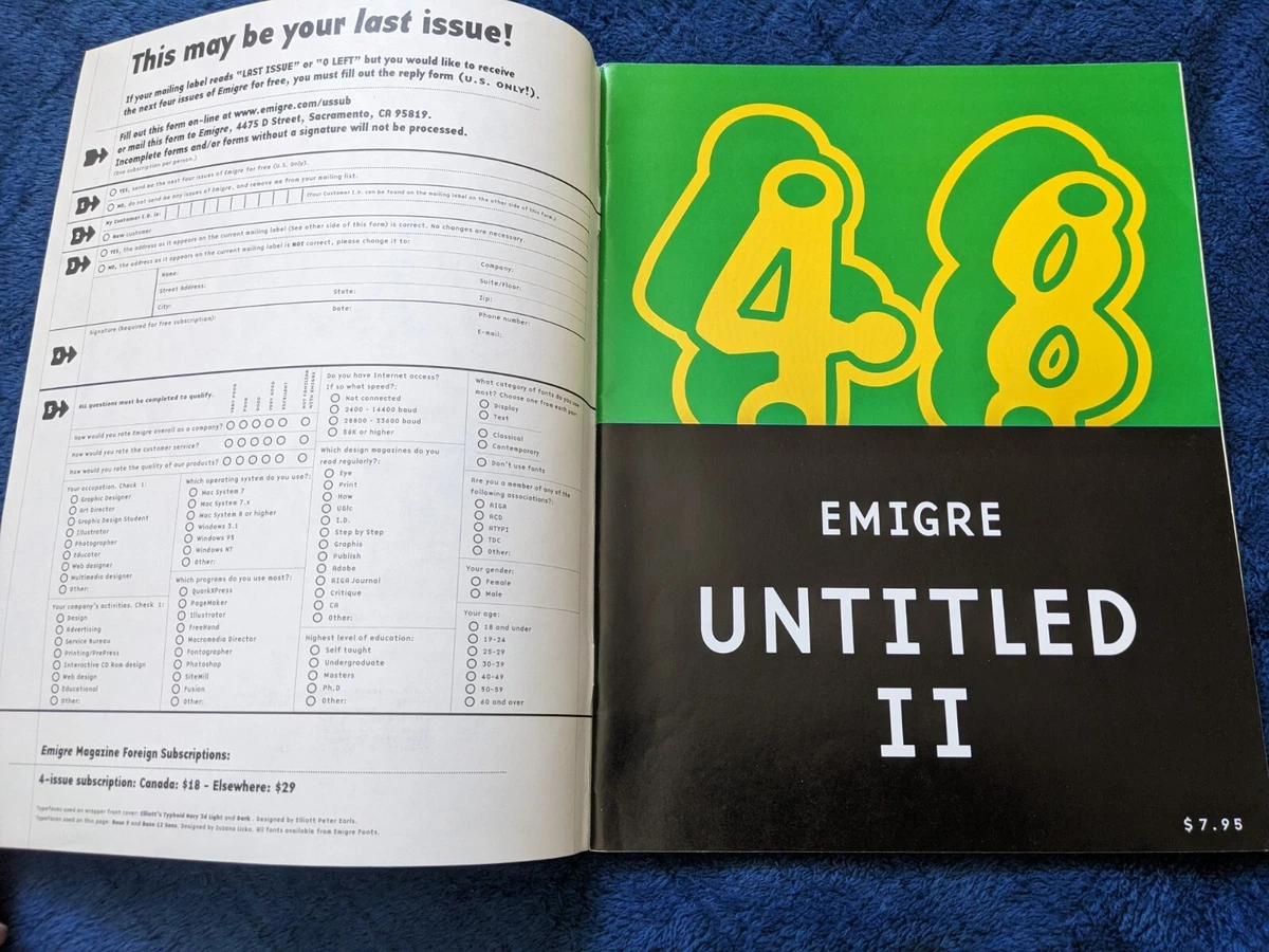 Emigre Magazine