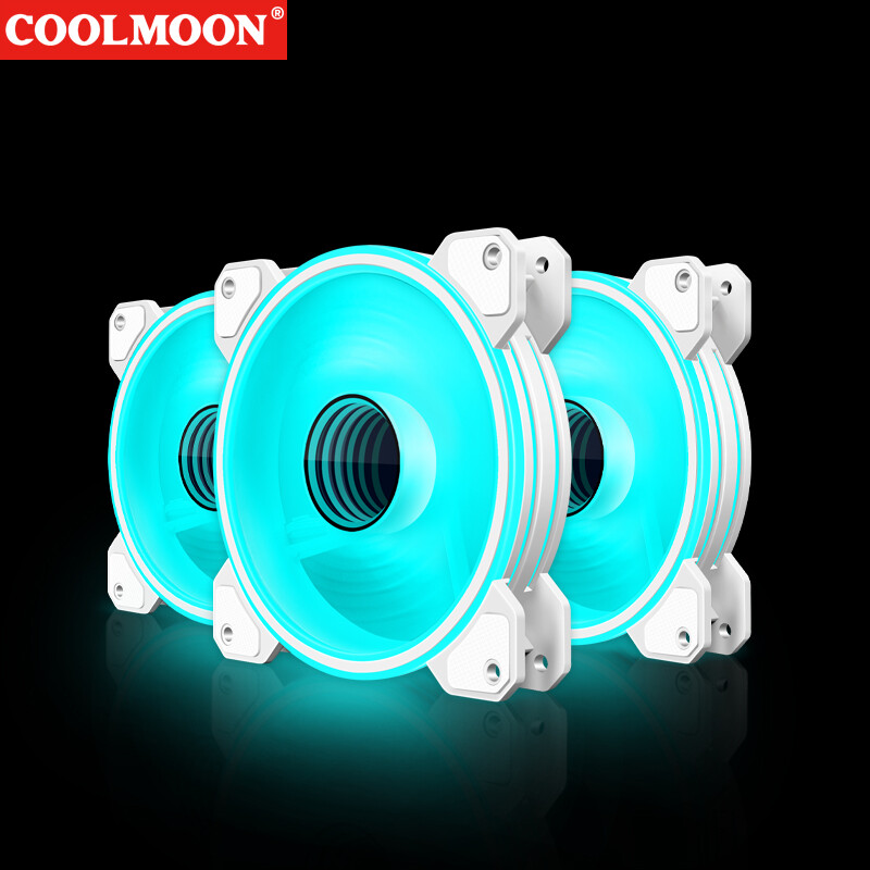 120mm Case Fan Cooler 1800RPM 5V 3Pin ARGB&4Pin PWM Chassis Fans for PC ...