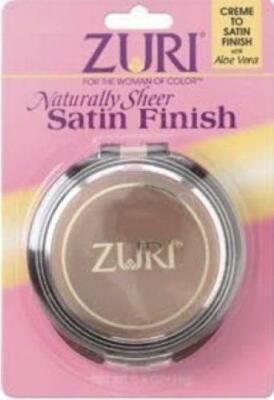 Zuri Naturally Sheer Satin Finish Pressed Powder - Sandstone | eBay