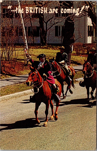 The British are Coming! Patriots Day Celebration, Paul Revere - Boston ...