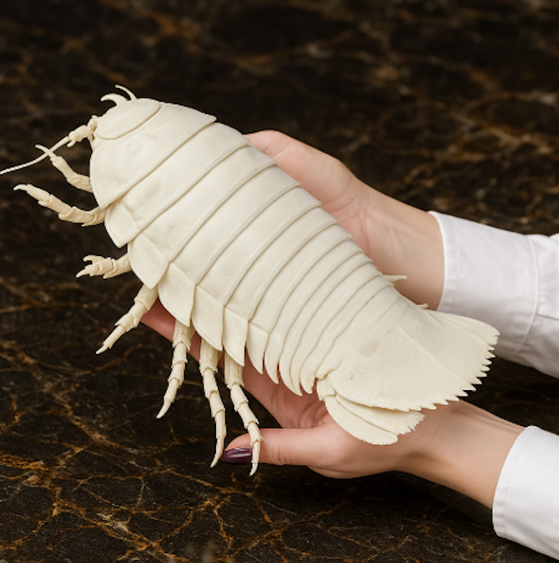 Museum-Quality Bathynomus Giganteus Deep Sea Giant Isopod Replica ...