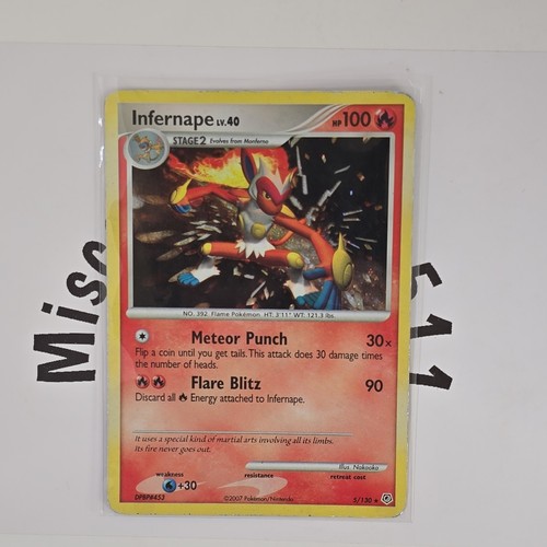 Infernape Pokemon Card - Diamond and Pearl 5/130 Holo Rare | eBay