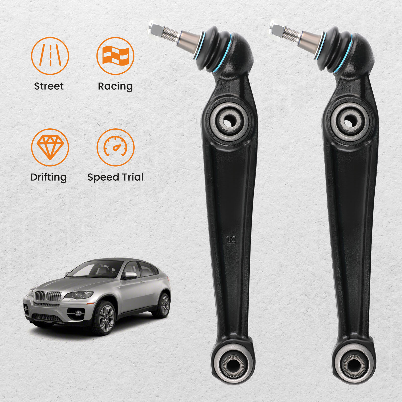 Front Suspension Lower Control Arm Kit Right & Left for BMW X5 X6 ...