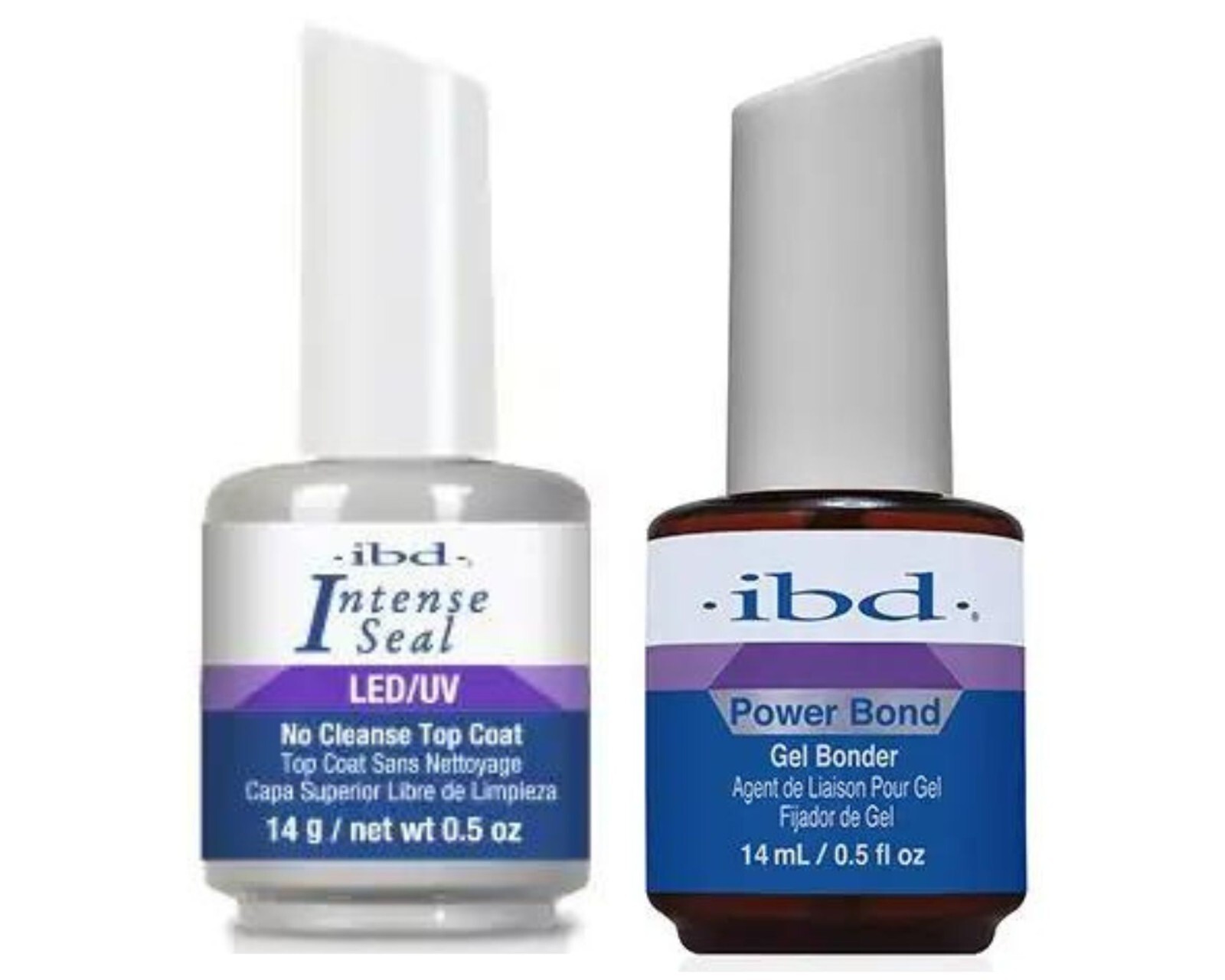 IBD LED/UV Intense Seal 0.5oz & Power Bond Gel Bonder 0.5 oz Combo | eBay