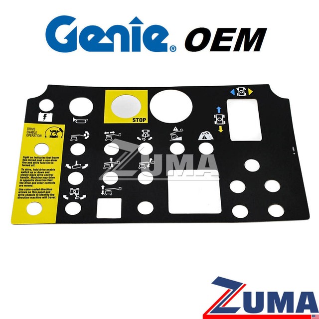 Genie 72081 72081GT - (Genuine OEM) Genie Control Panel Decal / Overlay ...