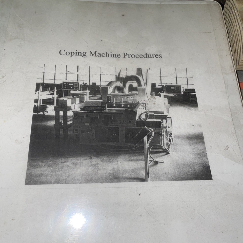 Northtech double shaper Coping Machine. 2- 10 Hp Coping Heads ...