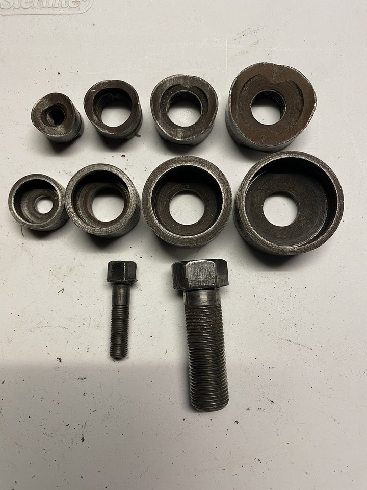 Vtg. GREENLEE NO. 735 CONDUIT Knockout Punch Set. Original Case & Box ...