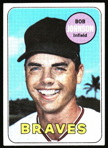 1969 Topps Bob Johnson #261 Atlanta Braves L6 | eBay