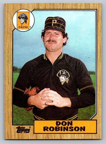 1987 Topps #712 Don Robinson - Pittsburgh Pirates | eBay