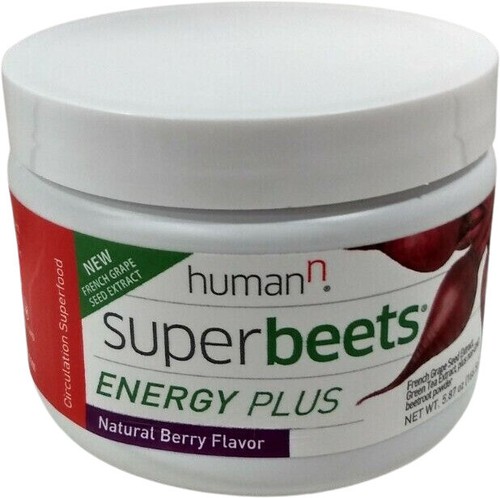HumanN SuperBeets 5.7 oz Energy Plus Superfood Concentrated with Green ...