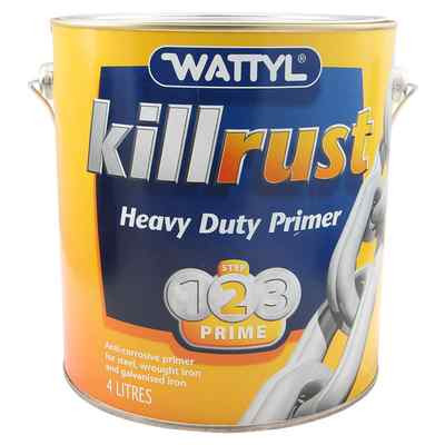 Wattyl Killrust Heavy Duty PRIMER, 250ml, 500ml, 1L, or 4L | eBay Australia