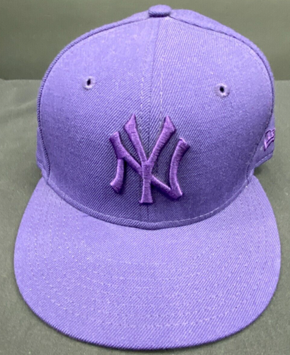 New York NY Yankees Hat Cap Purple New Era 59Fifty Fitted Sz 7 MLB ...