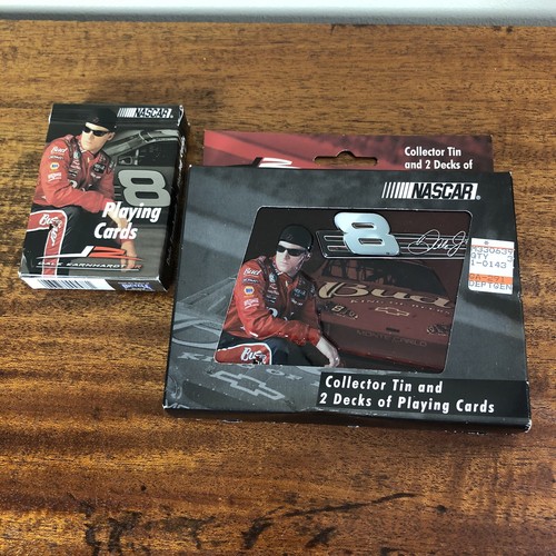 Dale Earnhardt Jr 2003 Bicycle Playing Cards in Collector Tin ...