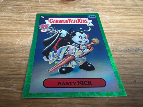 2025 Topps GPK Worst Of GARBAGE PAIL KIDS 40th BOOGER GREEN Nasty Nick ...