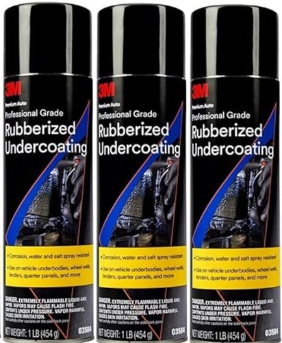 3M 3584 Professional Grade Black Rubberized Undercoating 16oz Can (3 ...