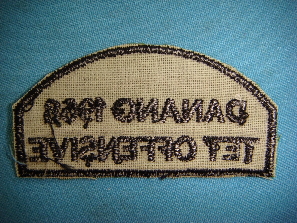 VIETNAM WAR SUBDUED PATCH DANANG PROVINCE TET OFFENSIVE 1968 | eBay