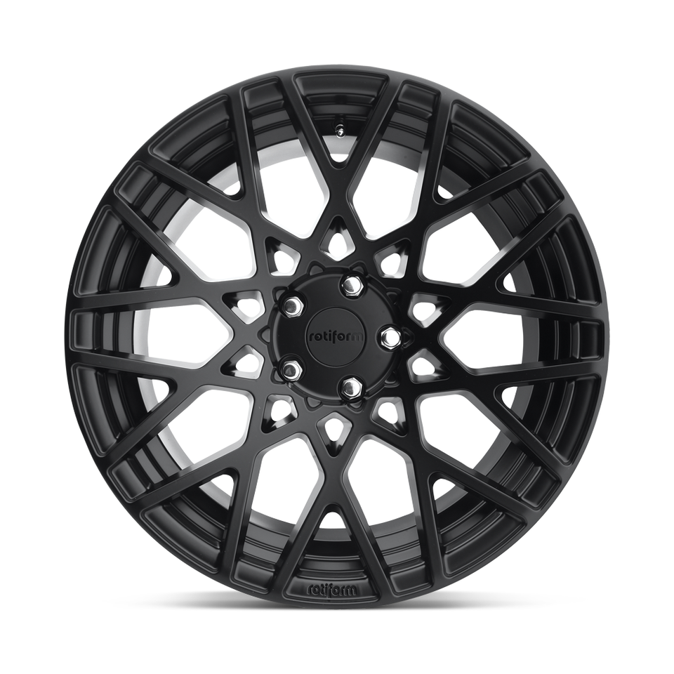 Rotiform R112 BLQ Matte Black Wheel Rim 18x8.5 +38 Offset 5x114.3 5x4.5 ...