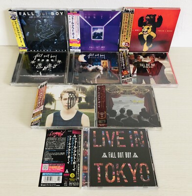 Fall Out Boy CD Live In Tokyo Live In Phoenix Mania set of 9 CDs Japan ...