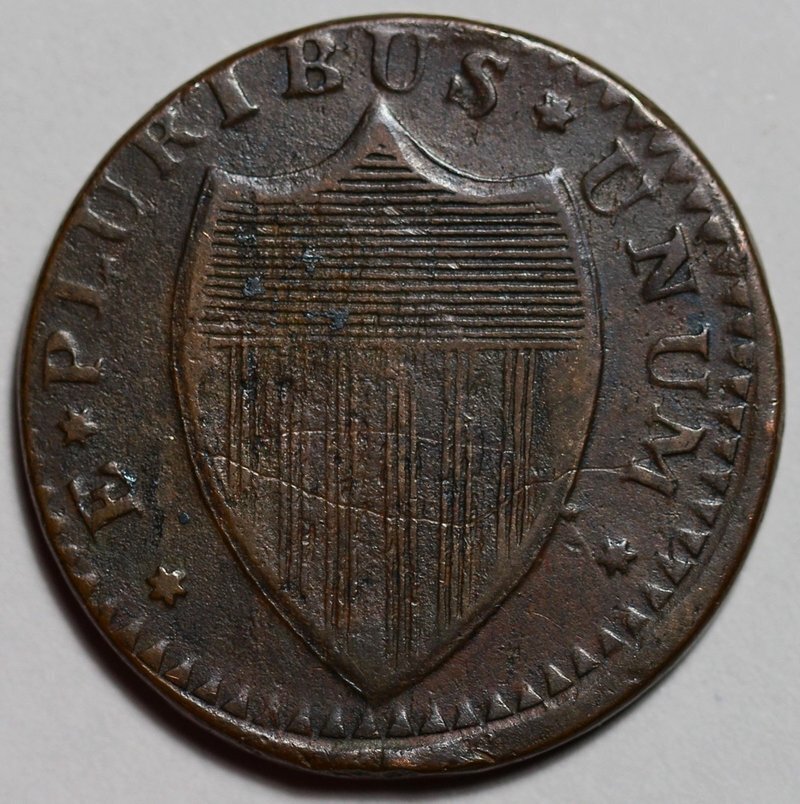 1787 New Jersey Colonial Copper Coin | eBay