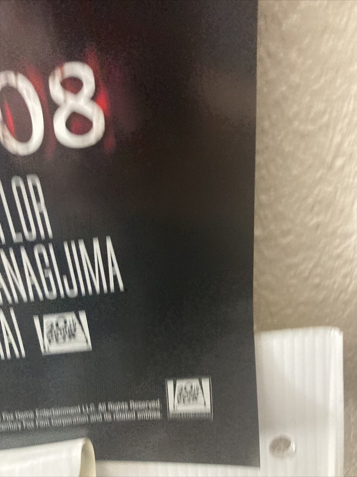 Shutter Movie DVD Original Movie Poster 27”x40” EC Never Displayed ...