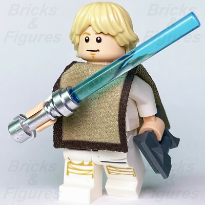 LEGO® Star Wars Luke Skywalker Minifigure with Poncho Jedi Padawan ...