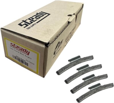 Tire Wheel Balancing Weights MC Type Uncoated Lead Clip On 2.250oz pc ...