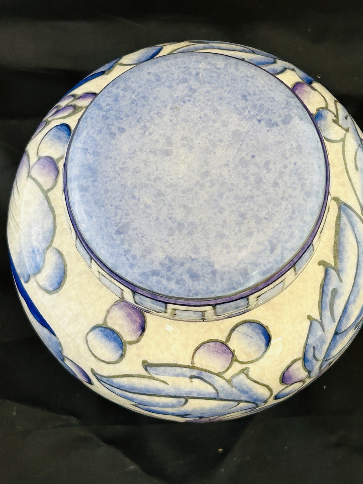 English Art Deco Charlotte Rhead Bursley Ware Art Pottery Lidded Jar ...