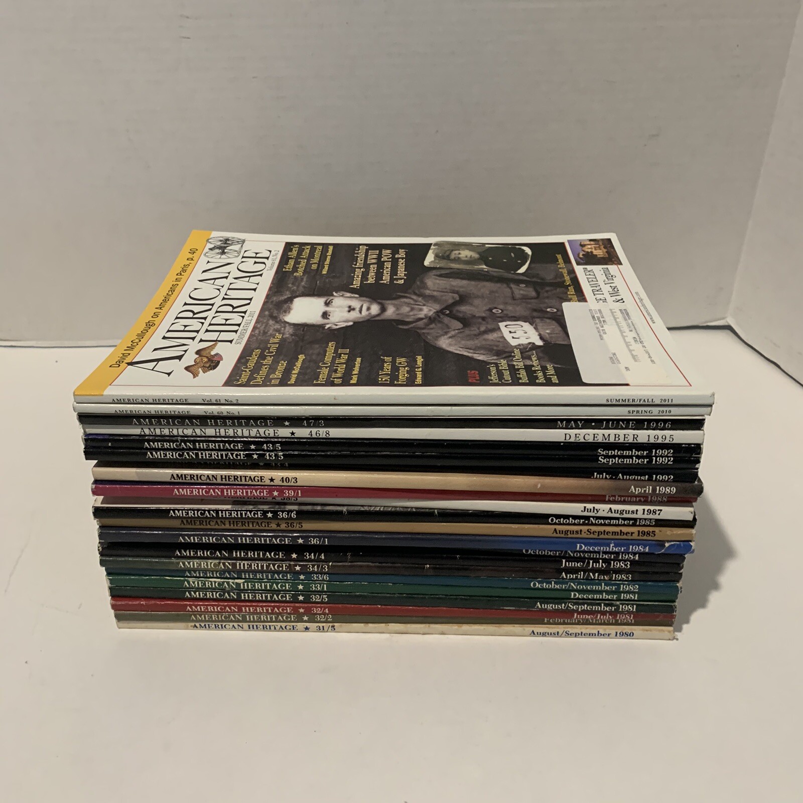 Lot of 22 American Heritage Magazines 1980-2011 | eBay