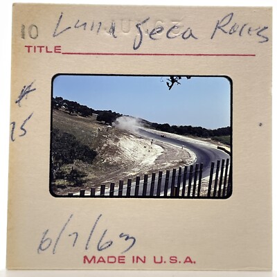 35mm Slide 60s Laguna Seca Raceway Road Race Race Cars June 7th 1963 ...
